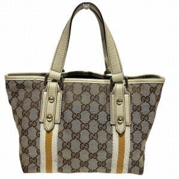 Gucci | Bags | Gucci Handbag Orange Sherry | Poshmark
